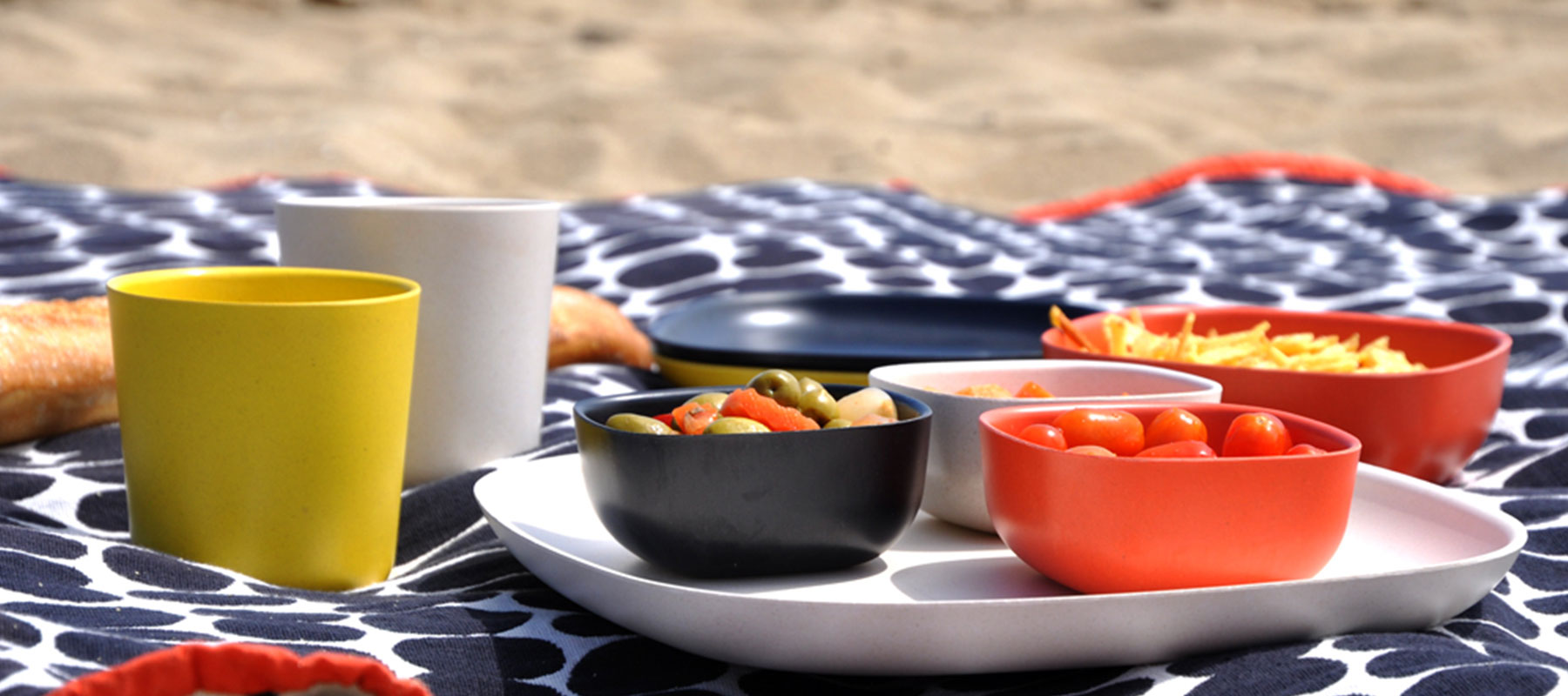 Picnicware Sets & Bamboo Picnic Tableware | ECO by EKOBO