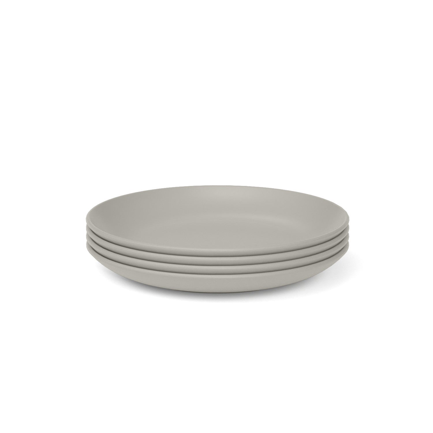 Round Side Plate - Stone - Set of 4